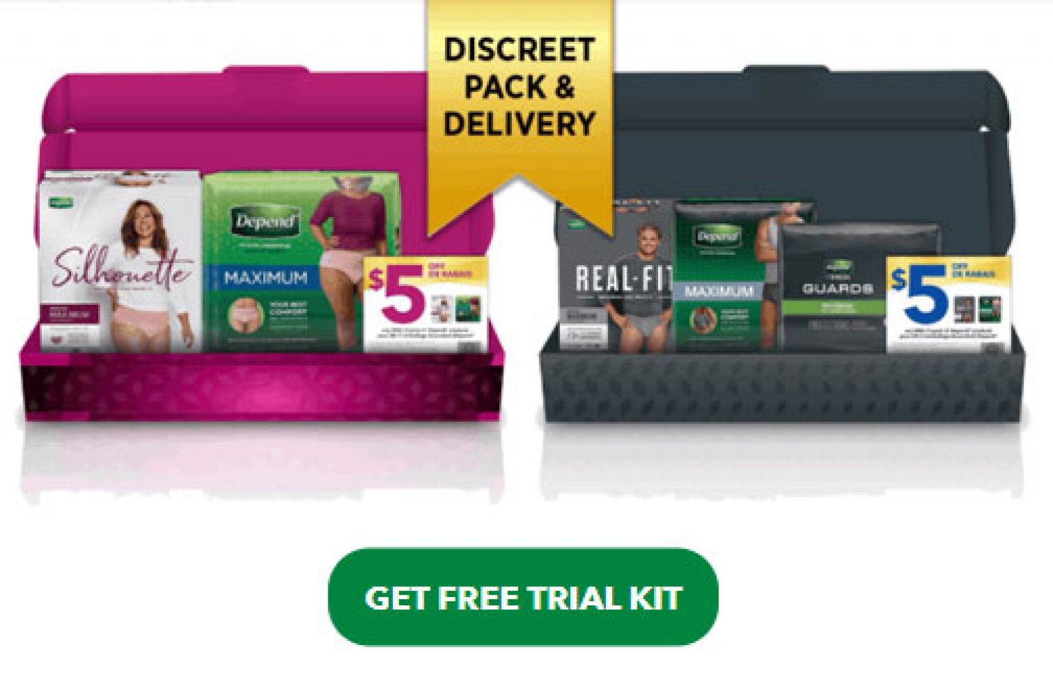 Depend - Mens & Womens Samples — Deals from SaveaLoonie!