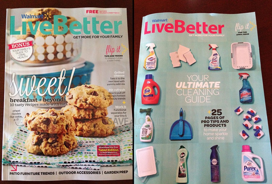 Walmart Live Better Magazine - April 2015 — Deals from SaveaLoonie!