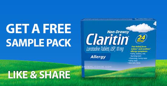 Free Claritin Sample Packs — Deals from SaveaLoonie!