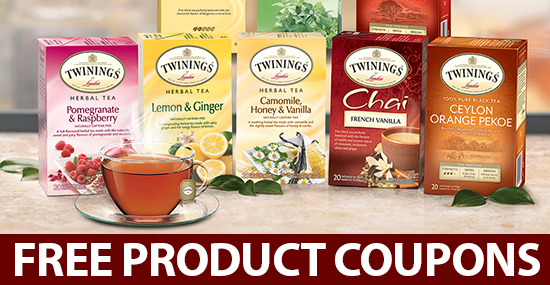 Free Twinings Tea Coupons