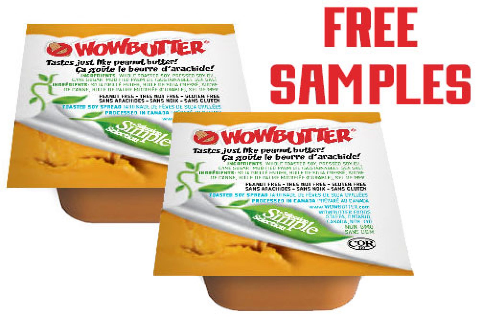 Free WOWBUTTER Samples — Deals from SaveaLoonie!