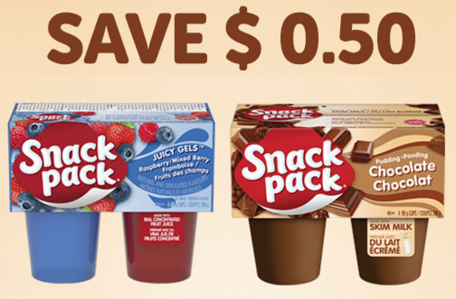 Snack Pack Pudding or Gel Coupons — Deals from SaveaLoonie!