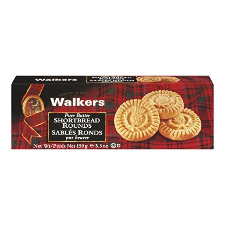 Walkers Pure Butter Shortbread Rounds Cookies, 150 Gram — Deals from ...