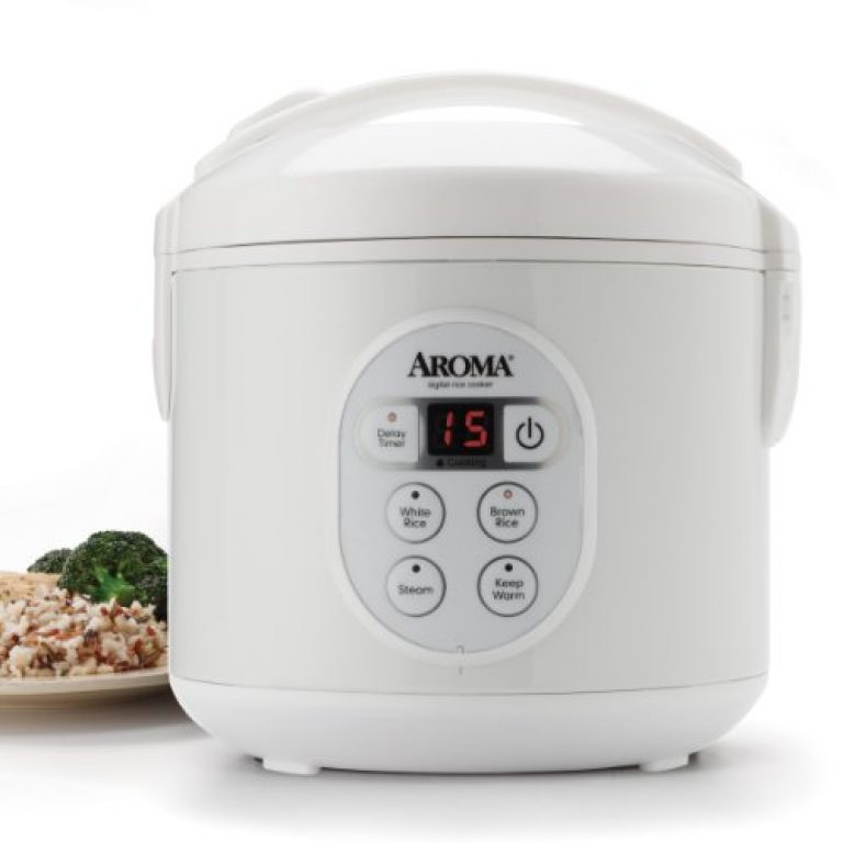 Aroma 8-Cup Digital Rice Cooker and Food Steamer — Deals from SaveaLoonie!