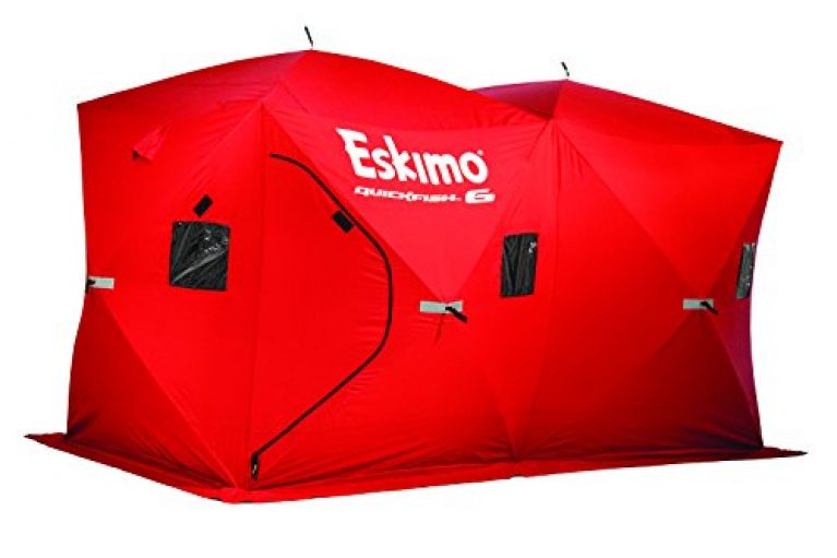 Eskimo Quickfish 6 Pop-up Portable Ice Shelter, 6 person — Deals from ...