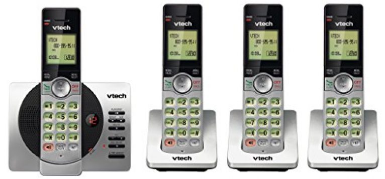 VTech DECT 6.0 Four Handset Cordless Phones — Deals from SaveaLoonie!