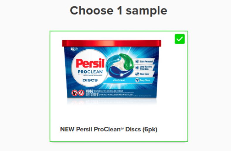 Free Persil ProClean Discs Samples — Deals from SaveaLoonie!