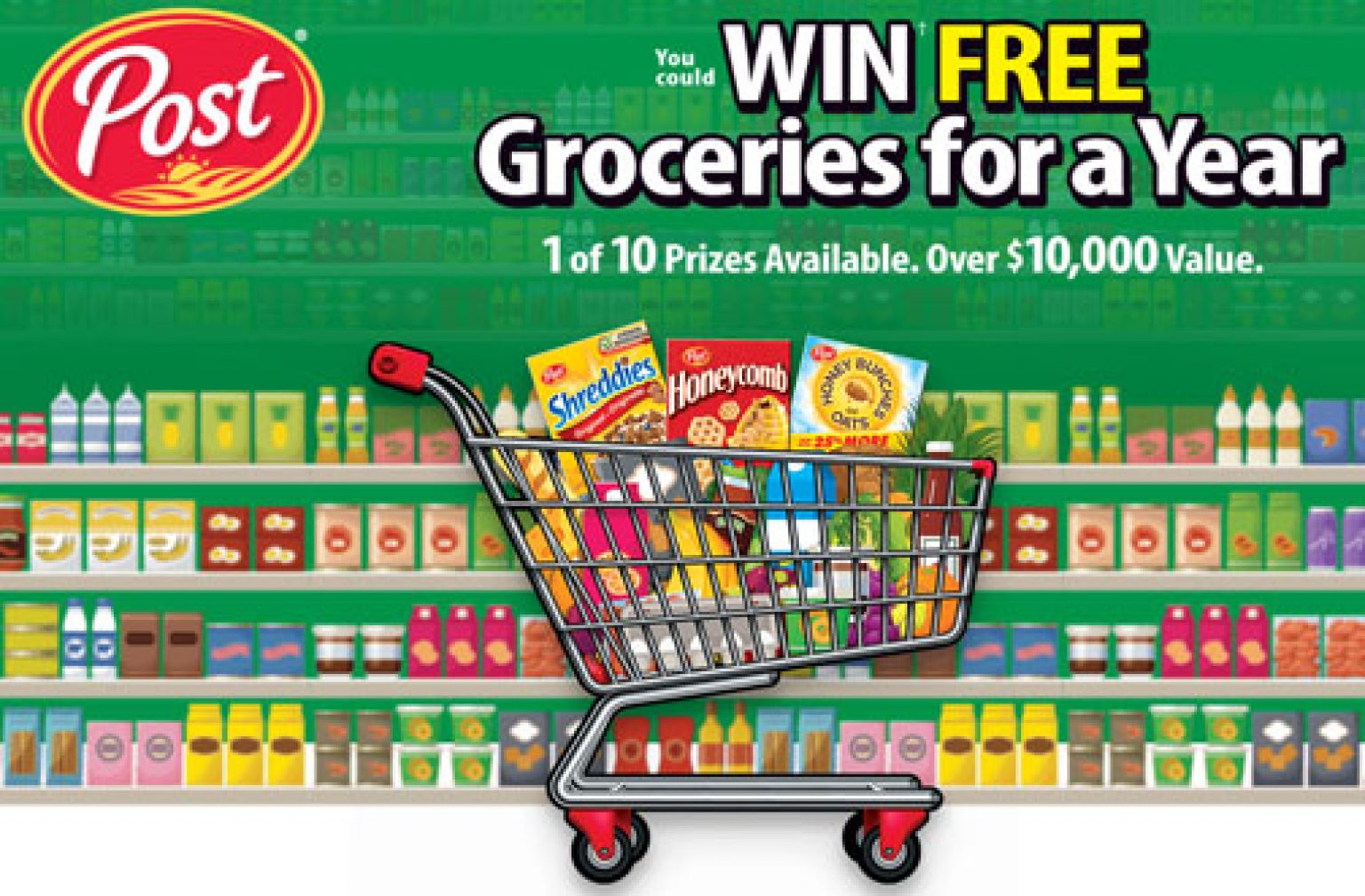 Post Foods Free Groceries For A Year Contest — Deals from SaveaLoonie!