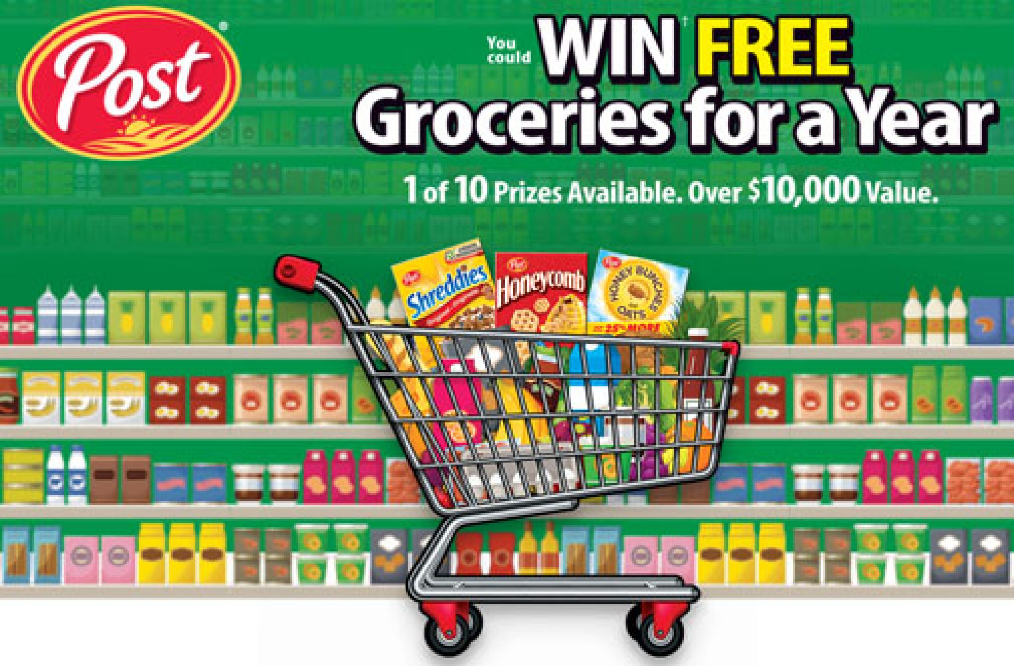 Post Foods Free Groceries For A Year Contest — Deals from SaveaLoonie!