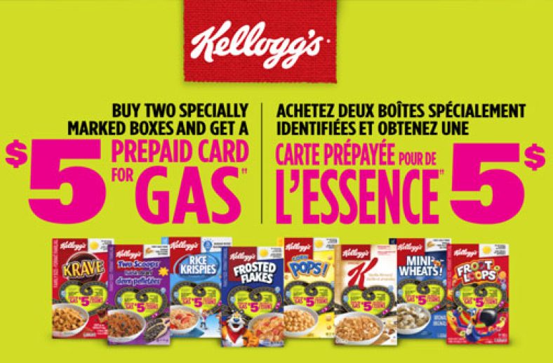Kellogg's Gas Cash Promotion — Deals from SaveaLoonie!