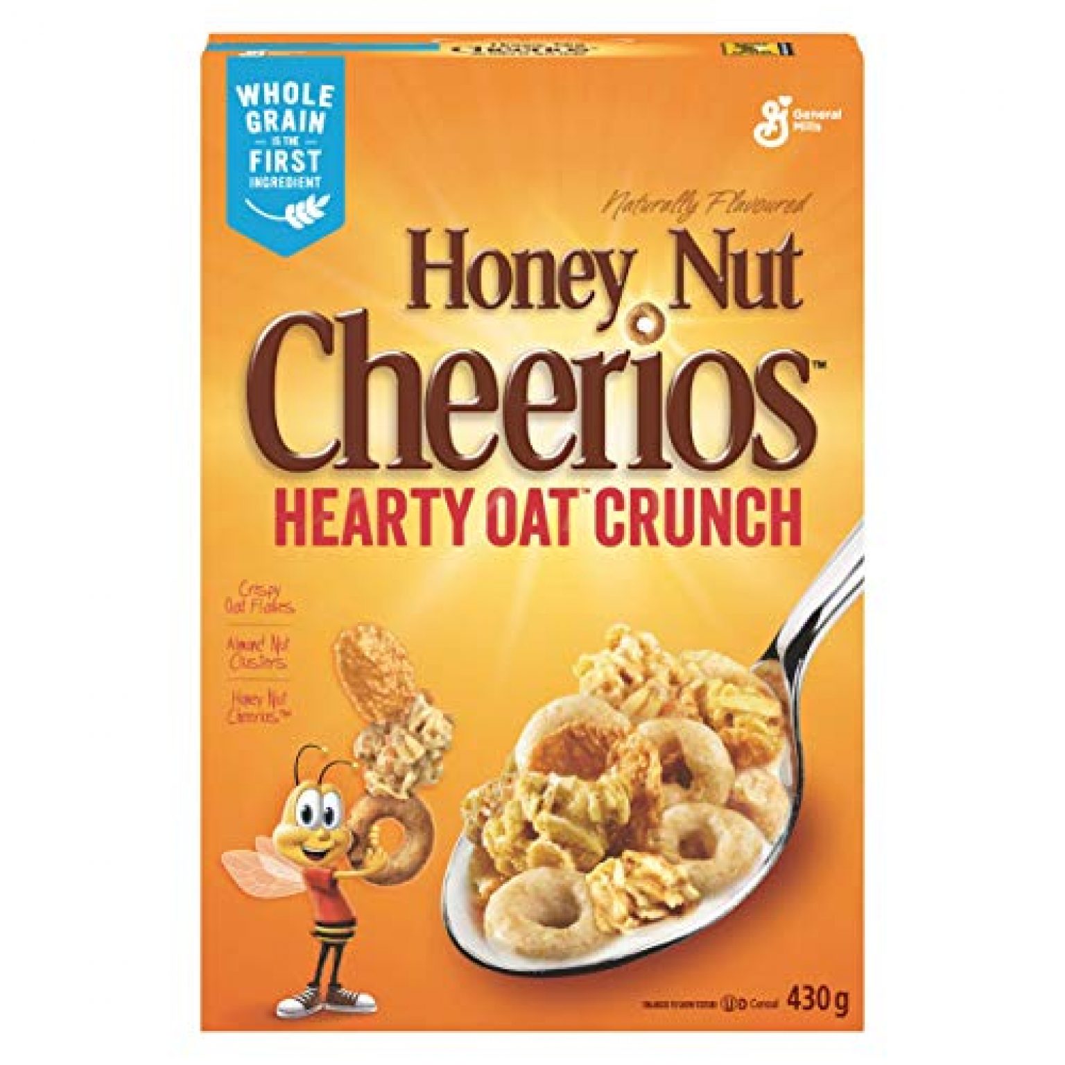 Honey Nut Hearty Oat Crunch Cereal, 430g — Deals from SaveaLoonie!