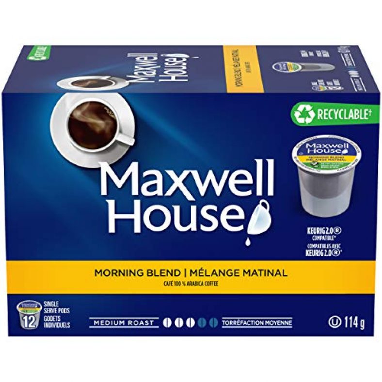 Maxwell House Morning Blend Coffee K-Cup Pods, 12 Pods — Deals from ...