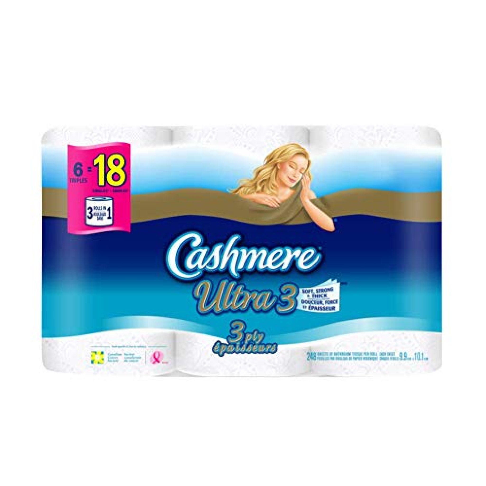 Cashmere Ultra Triple Roll Premium Bathroom Tissue — Deals from ...