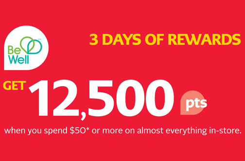 Rexall Be Well Rewards Coupons & Bonus Offers | 12,500 Bonus Points ...