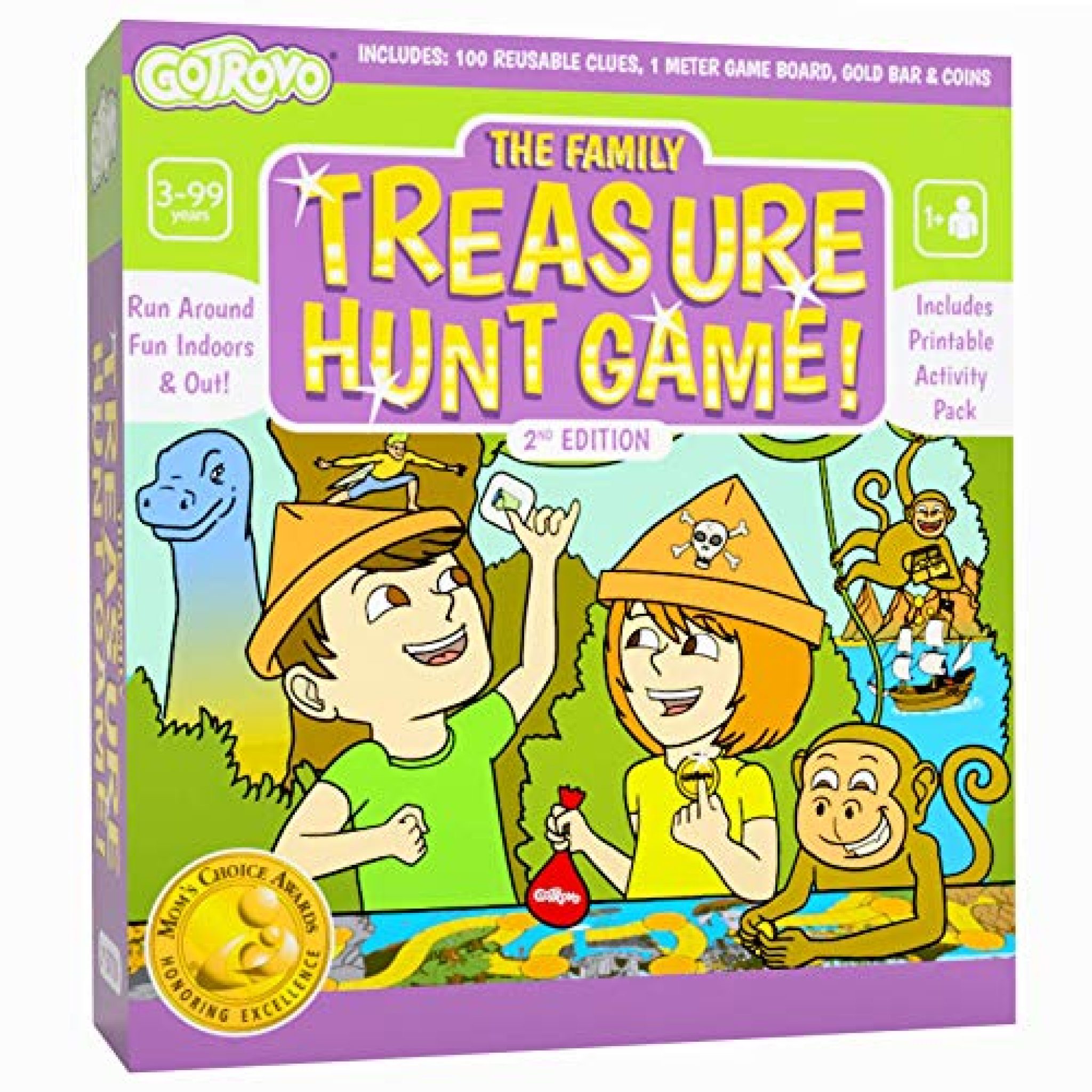 Gotrovo Treasure Hunt Game Fun Scavenger Hunt Board Game For Kids