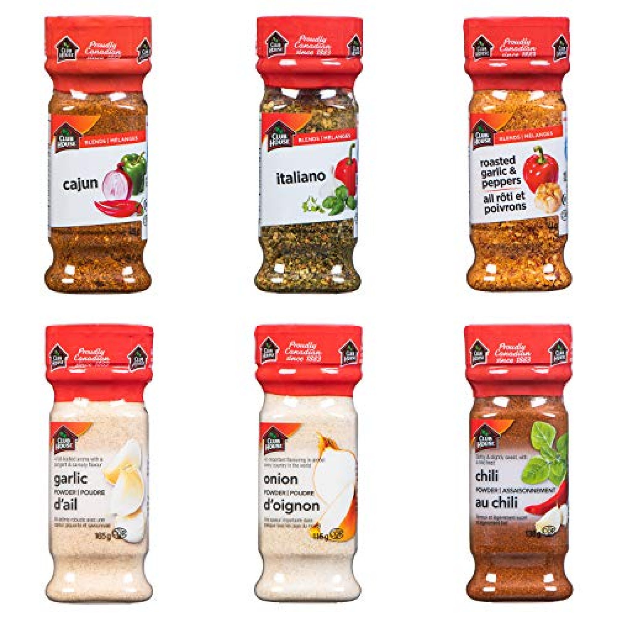 Club House, Quality Natural Herbs & Spices, New Cook Starter Pack, 6 ...