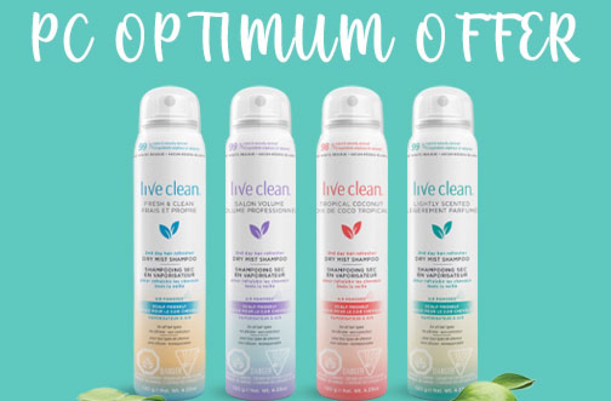 Live Clean Dry Mist Shampoo PC Optimum Offer — Deals from SaveaLoonie!