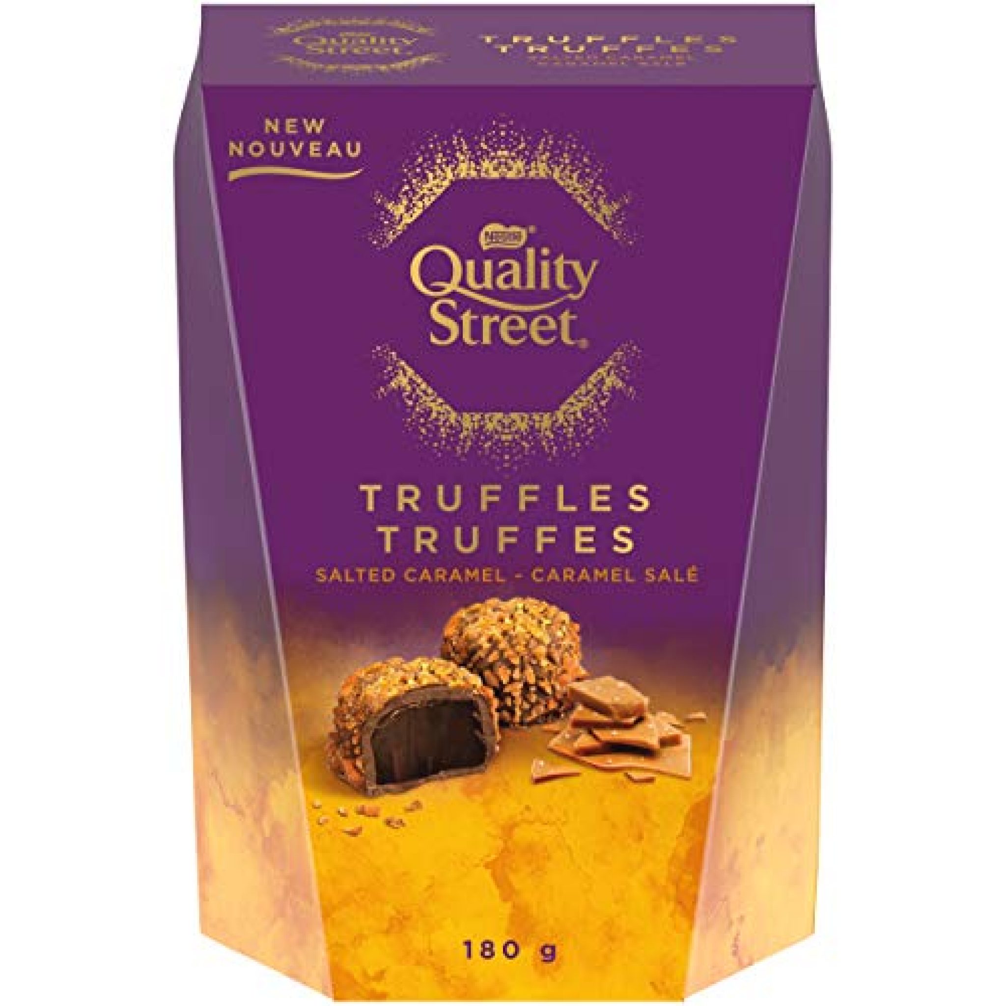 NESTLÉ Quality Street Salted Caramel Milk Chocolate Truffles, 180g ...