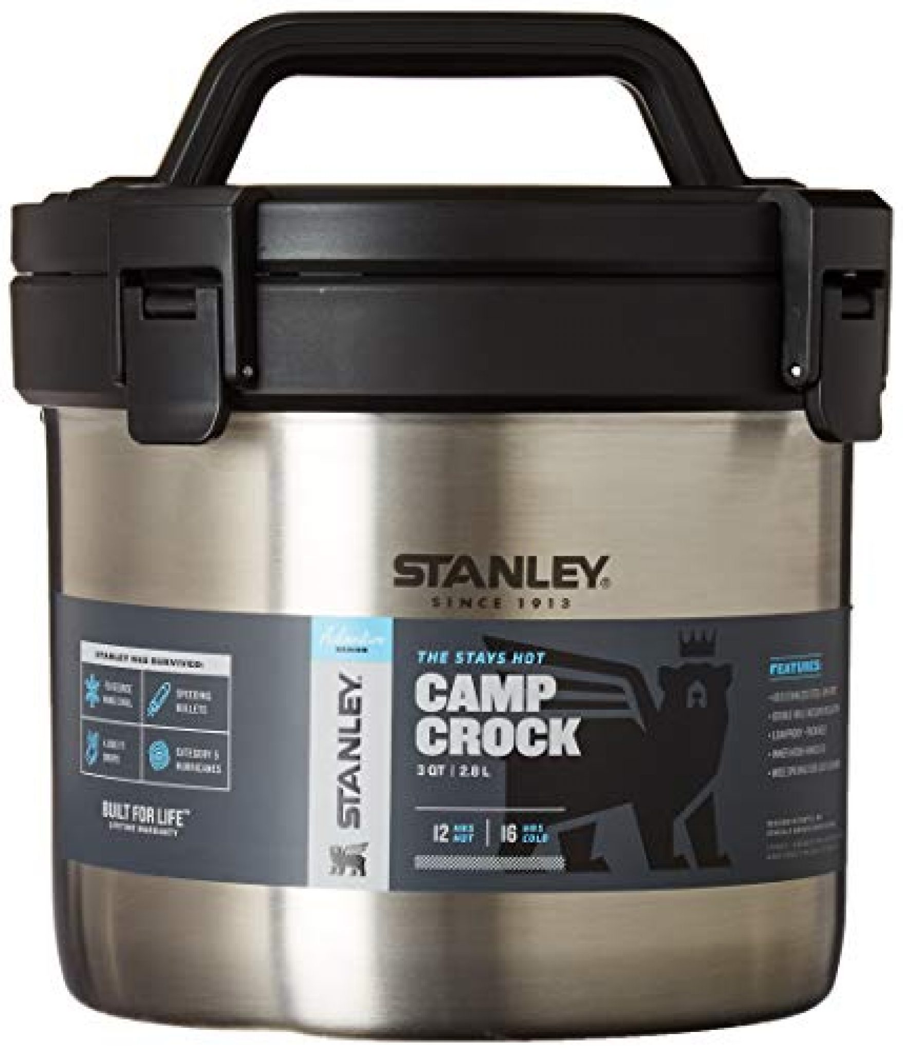 Stanley Adventure Stay Hot 3qt Camp Crock - Vacuum Insulated Stainless ...