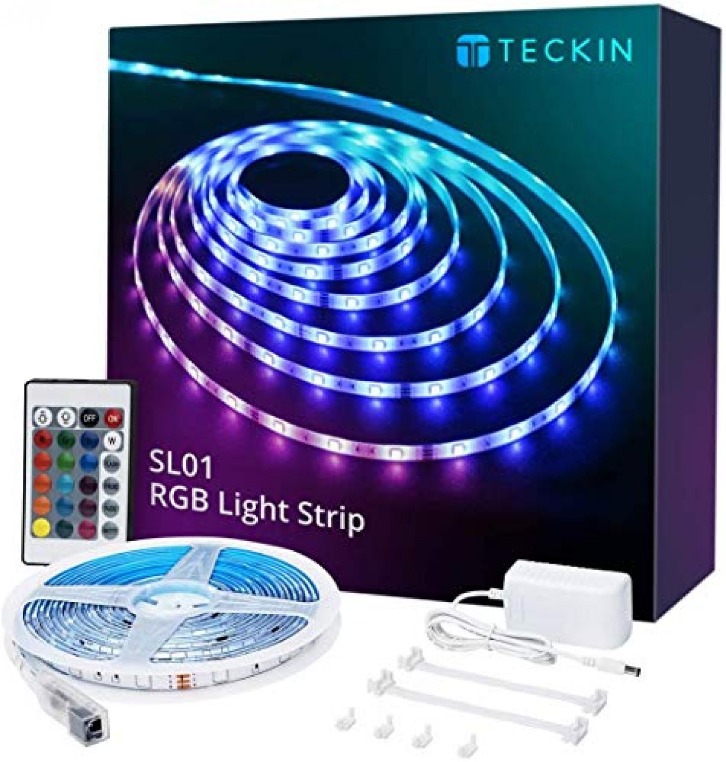 TECKIN 16.4ft RGB LED Strip — Deals from SaveaLoonie!