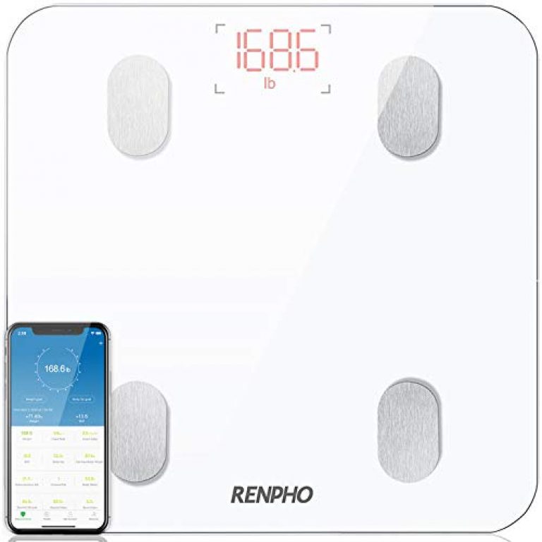 RENPHO Bluetooth Body Fat Weight Scale - Smart Digital Bathroom BMI ...