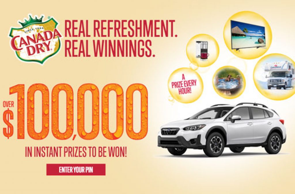 Canada Dry Contest | Real Refreshment Real Winnings Contest
