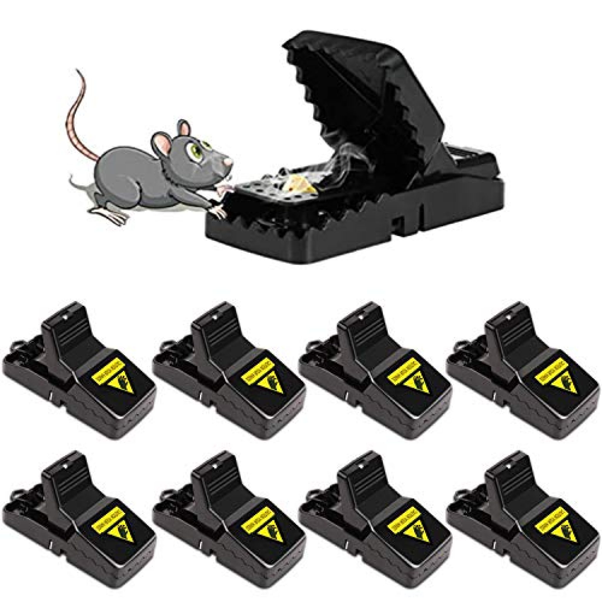 Mouse Traps, Snap Trap - 8 pack — Deals from SaveaLoonie!