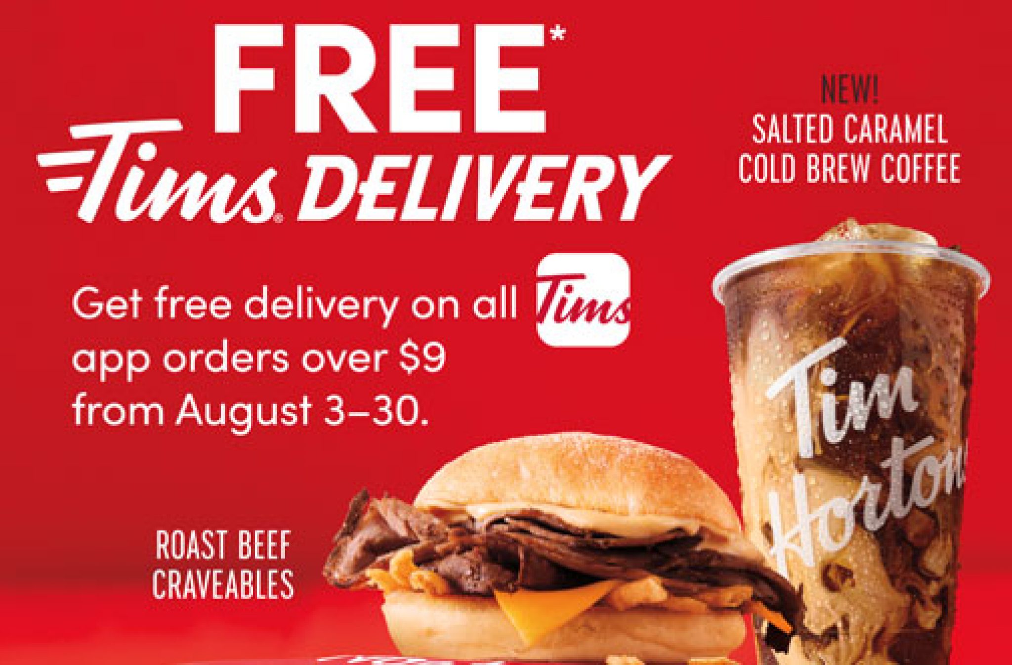 Tim Hortons Coupons & Offers August 2021 | Free Delivery