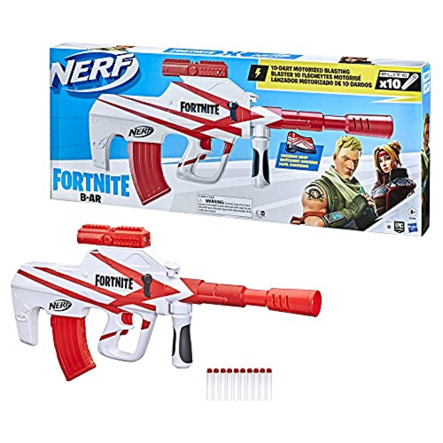 Nerf Fortnite B-AR Motorized Dart Blaster — Deals from SaveaLoonie!
