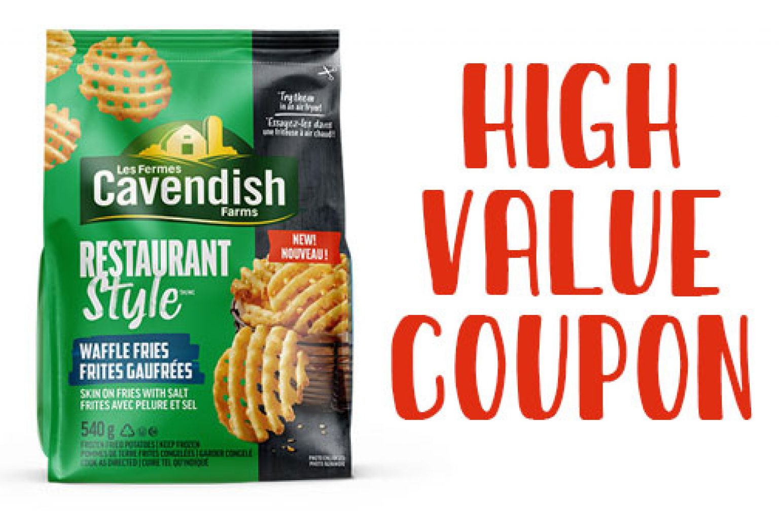 Cavendish Farms Coupons | New Crinkle Chips Coupon