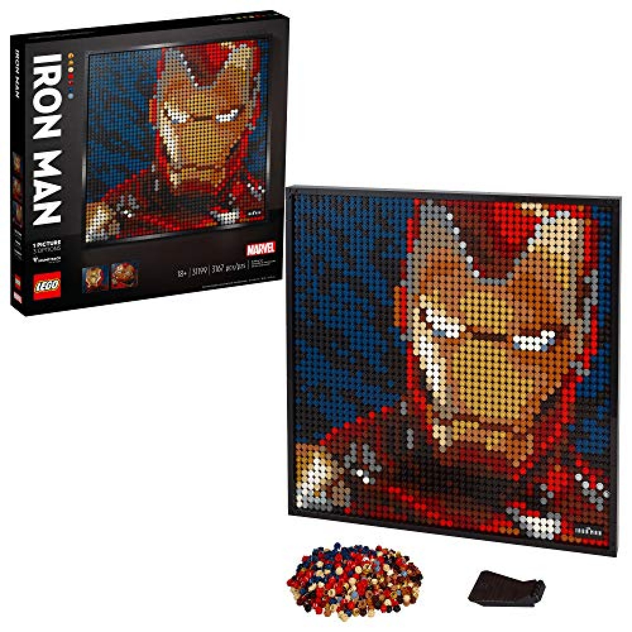 LEGO Art Marvel Studios Iron Man Building Kit for Adults — Deals from ...