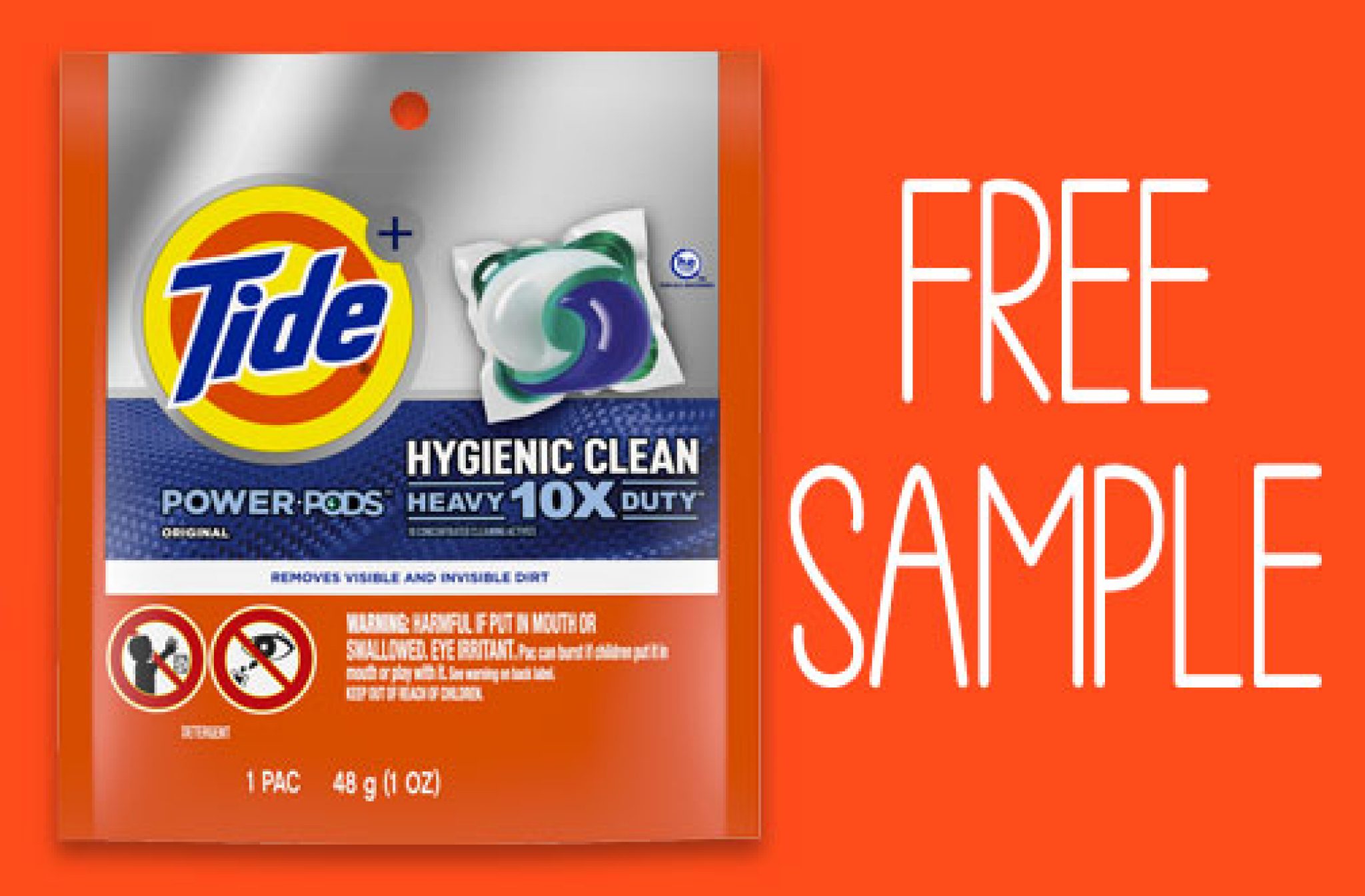 Free Tide Hygienic Clean Heavy Duty Power Pods Sample — Deals from ...