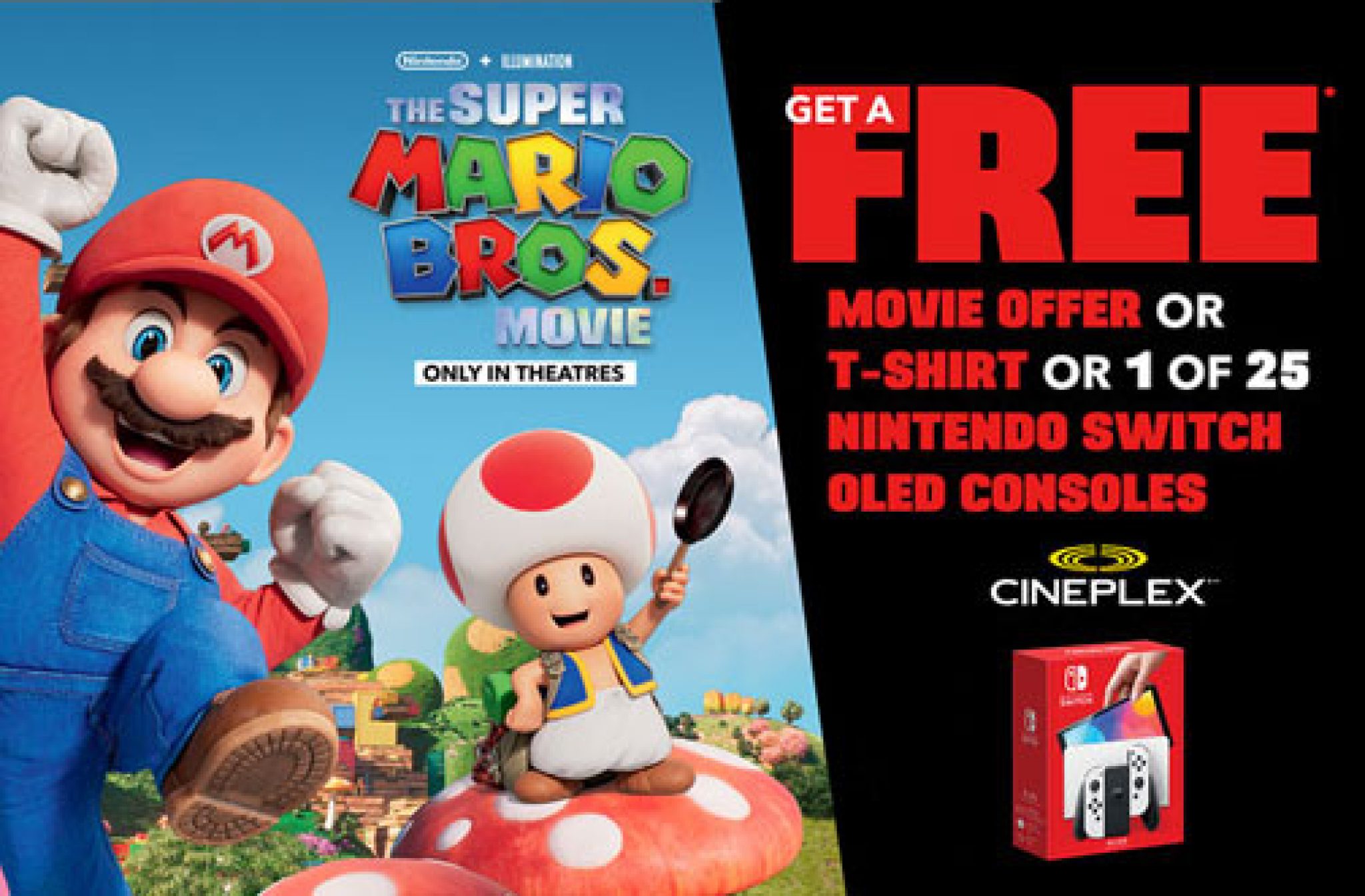 Bimbo Promotion | The Super Mario Bros. Movie & Cineplex Rewards ...