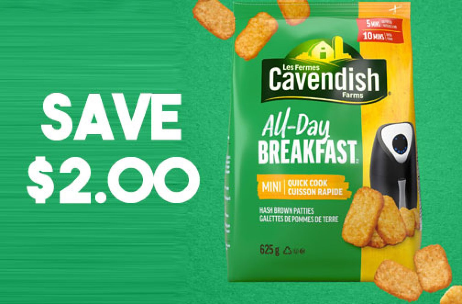Cavendish Farms Coupons | NEW Hash Brown Patties Coupon + High Value ...