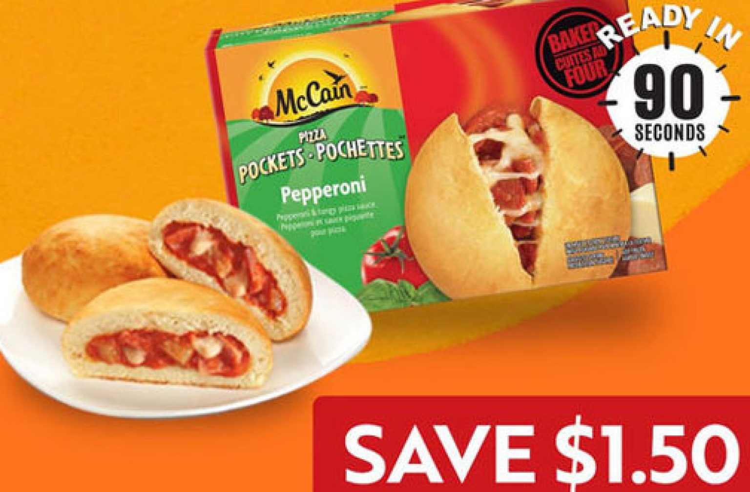 McCain Coupon Canada | Pizza Pockets + Breakfast Pockets — Deals from ...