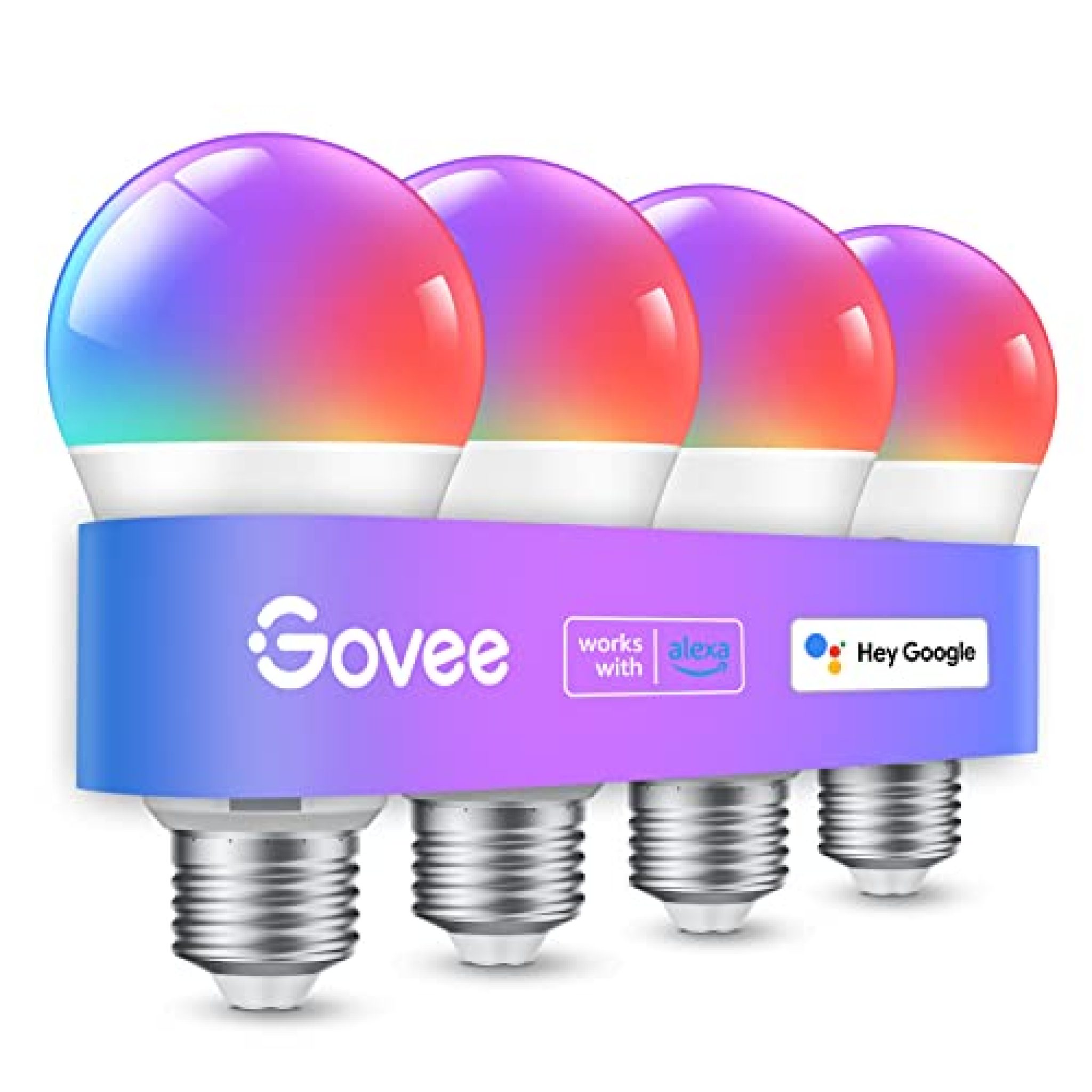 Govee Smart Light Bulbs, 4 Pack — Deals from SaveaLoonie!