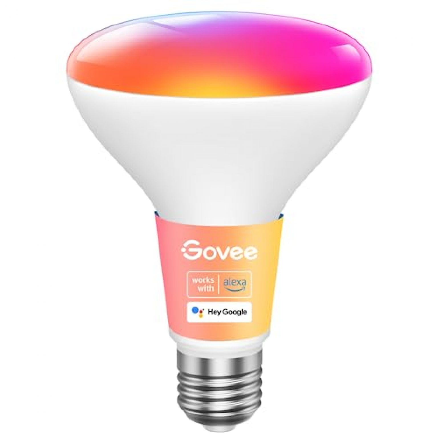 Govee Smart Light Bulbs, 1200 Lumens Dimmable BR30 Bulbs, 1 Pack ...