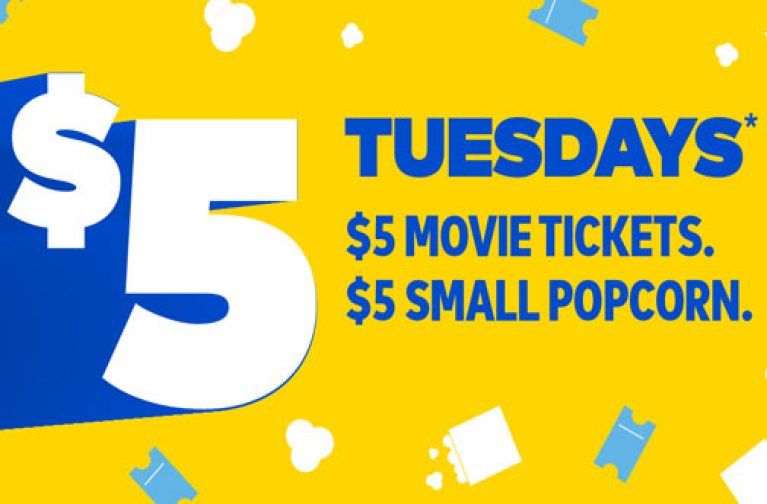Cineplex $5 Tuesdays — Deals from SaveaLoonie!