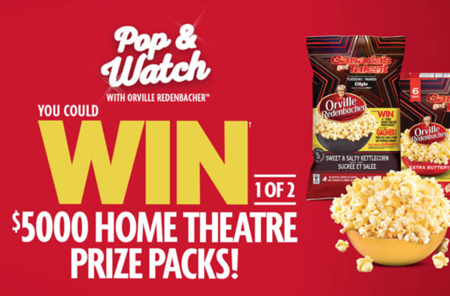 Orville Redenbacher Contest | Pop & Watch Contest — Deals from SaveaLoonie!