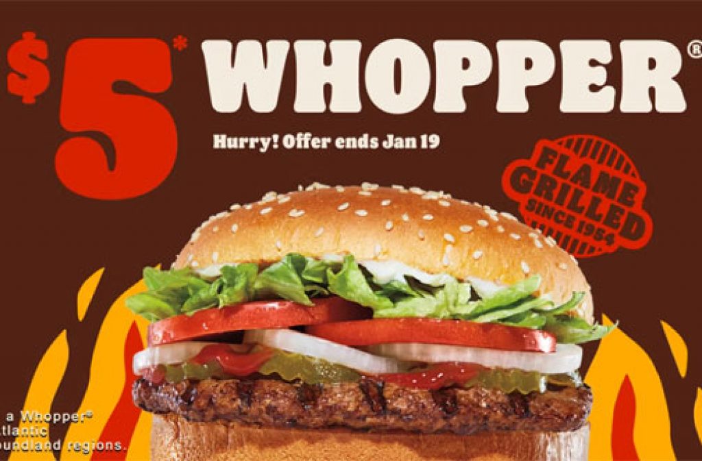 Burger King Coupons & Specials 2025 | $5 Whopper + $5.69 BFD