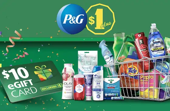 P&G Rebate | Get a $10 Dollarama Gift Card — Deals from SaveaLoonie!