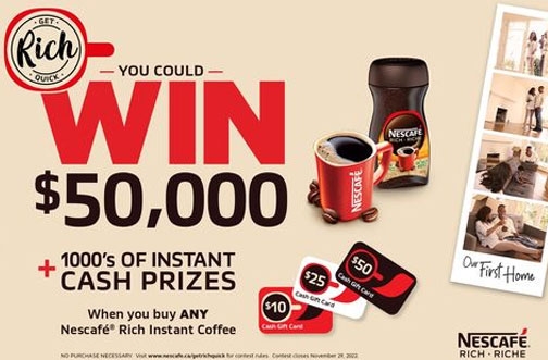 Instant Win Contests in Canada!